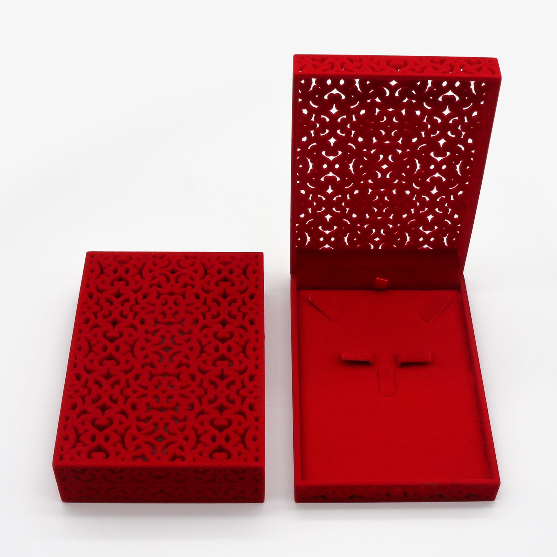 Set Box Jali Medium – Red – Jewellery Box Manchester Ltd