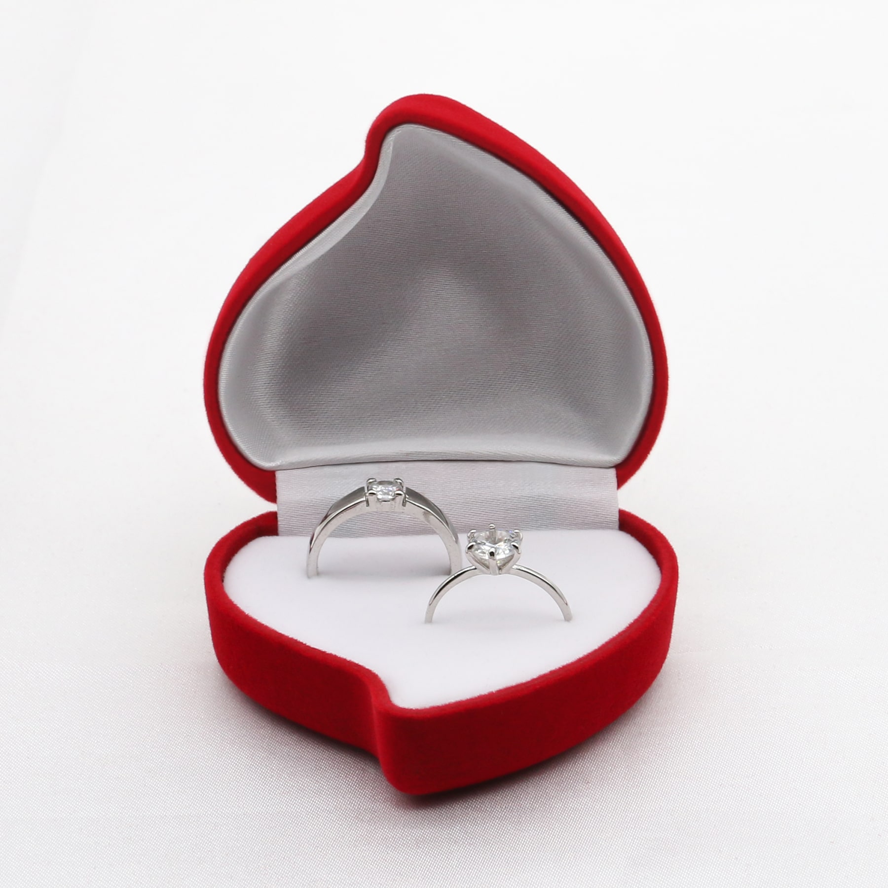 Ring Heart Double Ring – Jewellery Box Manchester Ltd